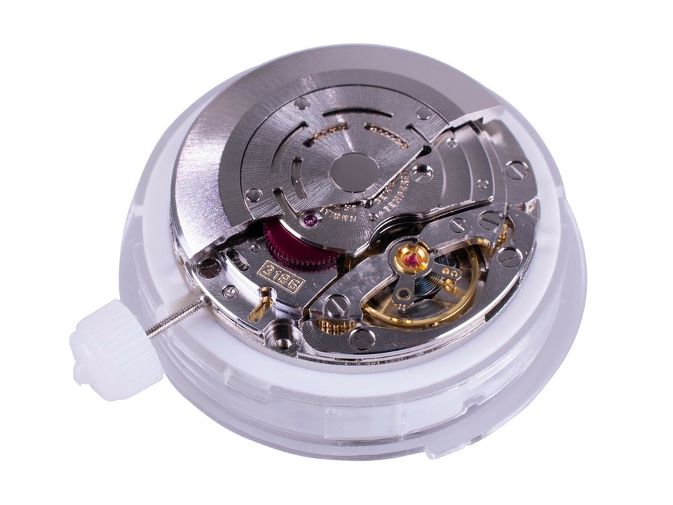 Watch Movement for 3186 GMT II Perlage Mechanical Automatic Movement ...