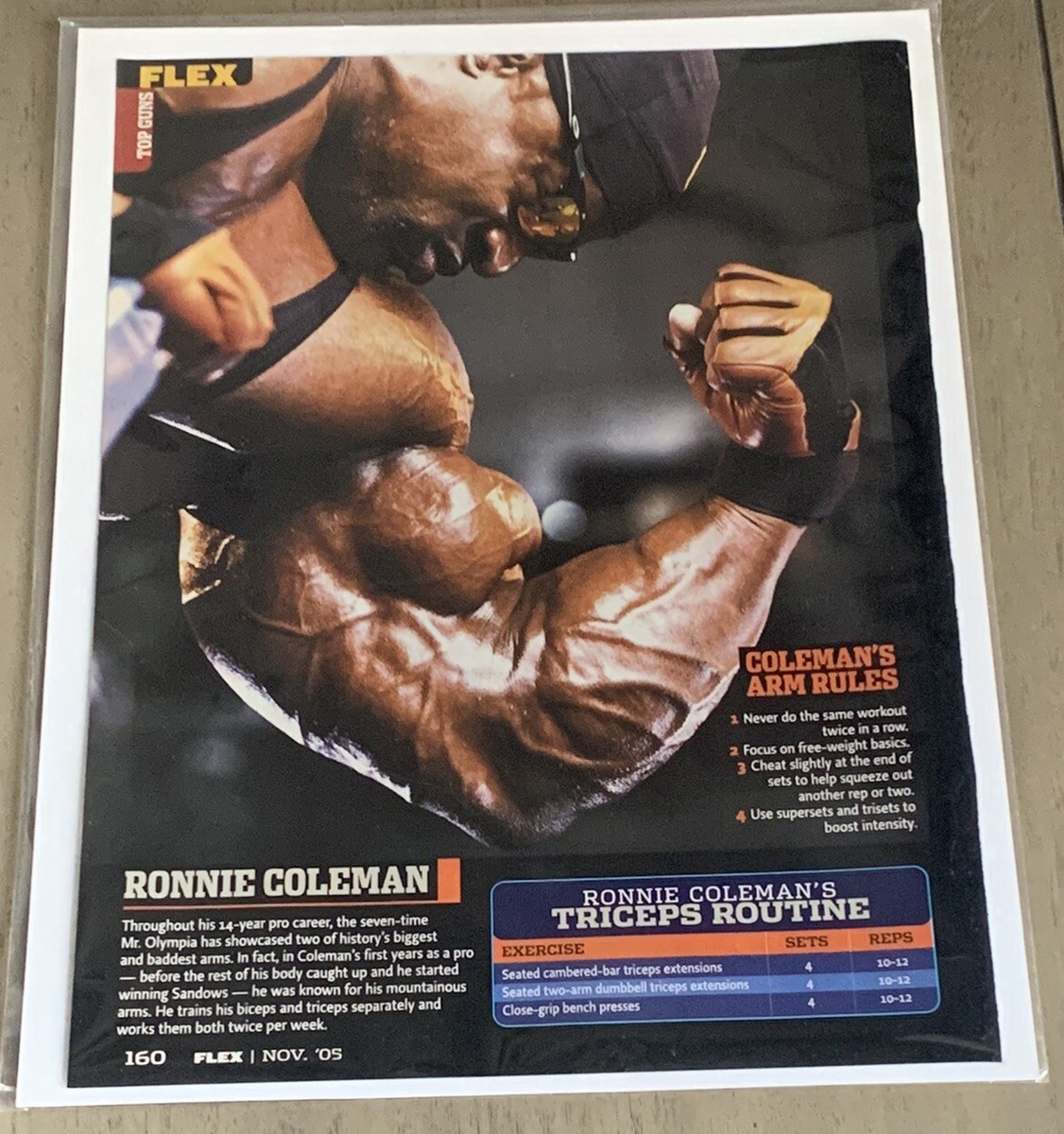 Ronnie Coleman Biceps