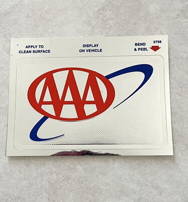 Automobile Club Of Southern California AAA Member Bumper Sticker #4 | eBay