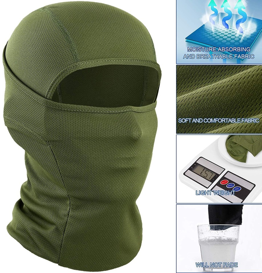 Tactical Balaclava Military Full Face Mask Shield Cover Army Outdoor ...