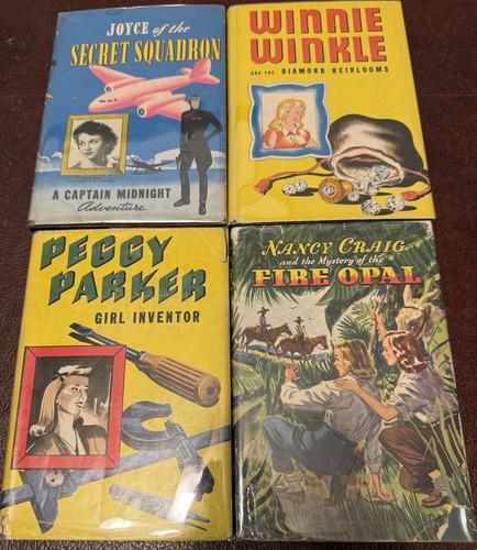 JOYCE OF THE SECRET SQUADRON + 3 Bks 1942/1948 OrigHB/DJ VG-FN IIlust ...