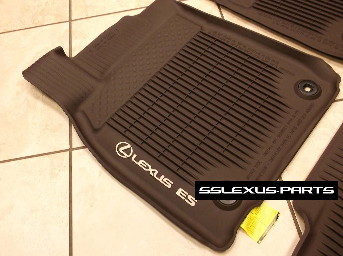 Lexus ES350 ES300H (2016-2018) OEM ALL WEATHER FLOOR "LINER" MATS 4pc ...