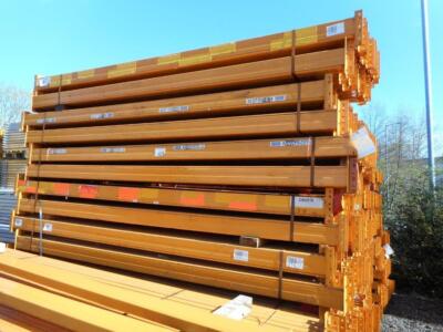 Link 51 Racking 3.035 Mtr Closed Beam Yellow/orange Cross Bar 120 mm x ...
