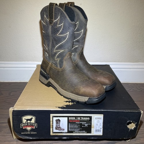 Irish Setter Mens Size 12 Boots 83992D Two Harbors Waterproof Non ...
