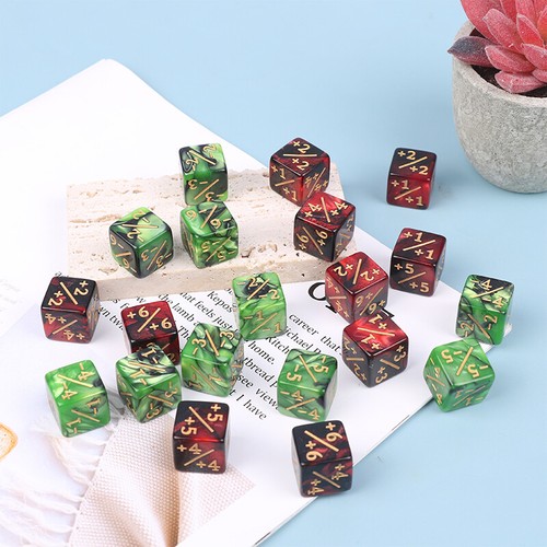 1pc 16mm 6 Side Dice Counters +1/-1 Dice Kids Toy Counting Dice For ...