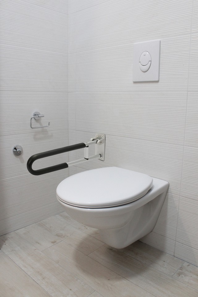 Folding Handicap Grab Bars Rails Toilet Handrails Bathroom Support ...