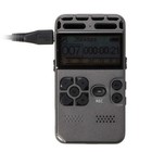 Rechargeable LCD Digital Audio Sound Voice Recorder Dictaphone MP3 ...