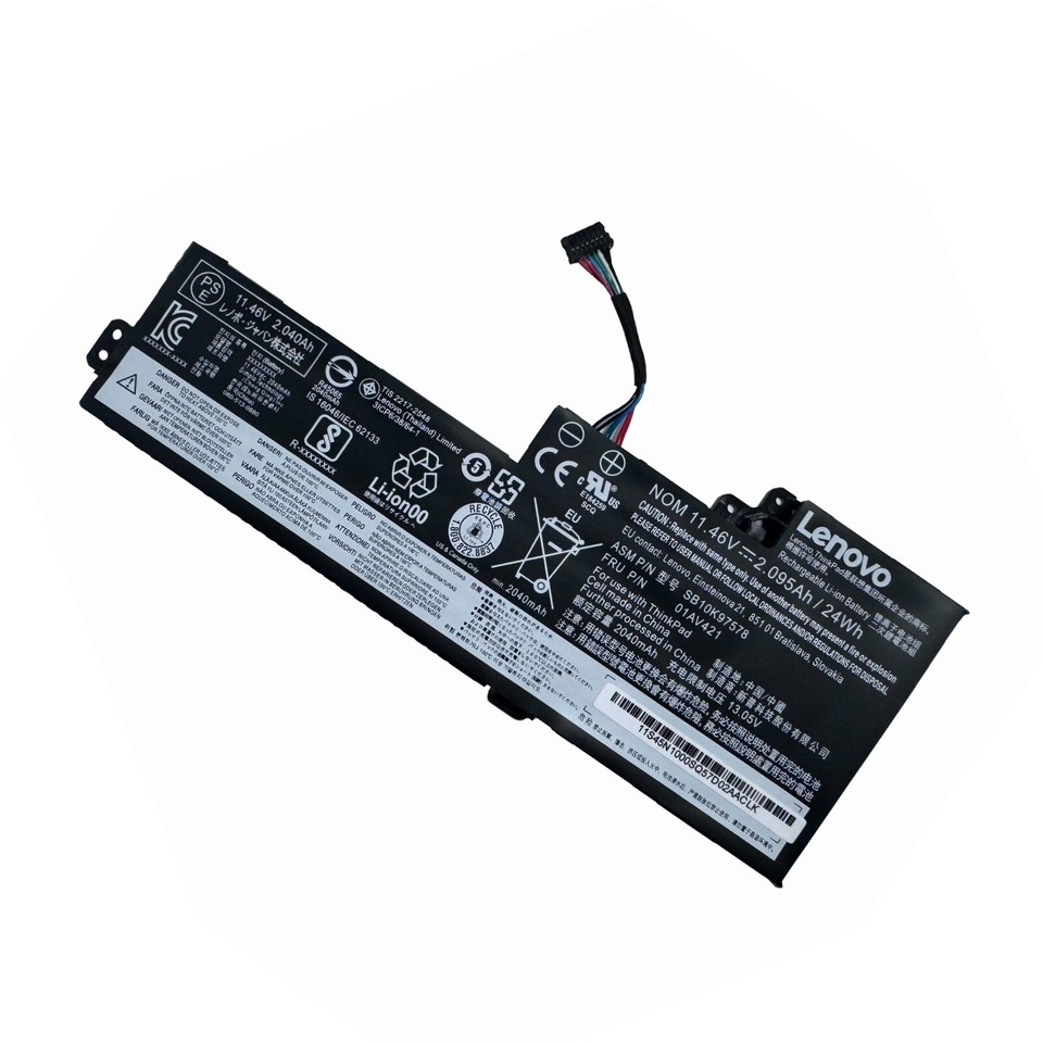 Genuine OEM 24Wh 01AV419 01AV489 01AV421 Battery For Lenovo ThinkPad ...