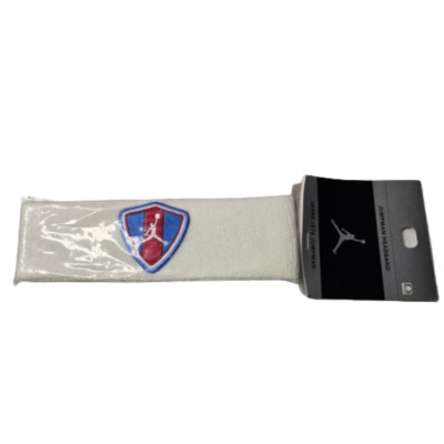 Vintage Jordan Jumpman White Workout Sweatband Stretch Unisex Headband ...
