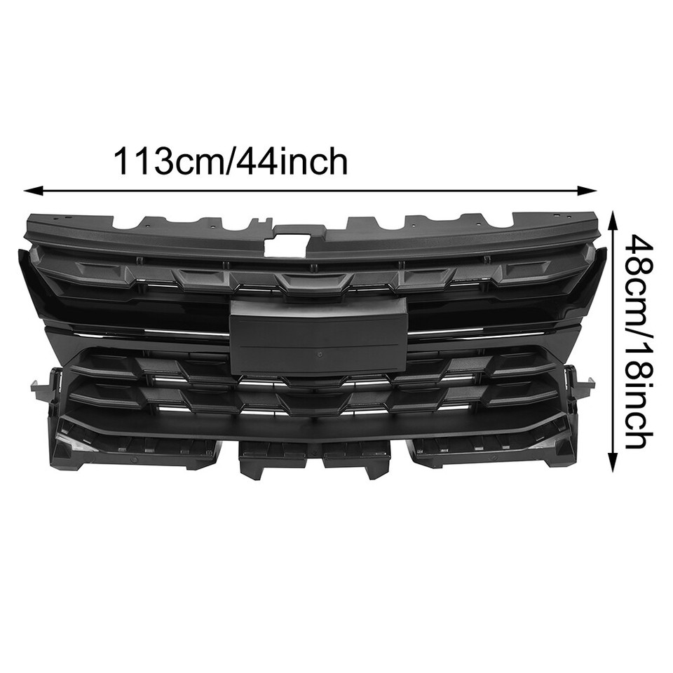 84922758 Front Upper Grille With Gloss Black Trim For 2021-22 Chevrolet ...