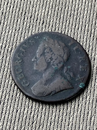 King George II UK Colonial Half Penny Coin 1752 | eBay