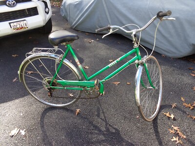 Vintage GREEN 1970's Sears Made WOMEN'S Bicycle | eBay
