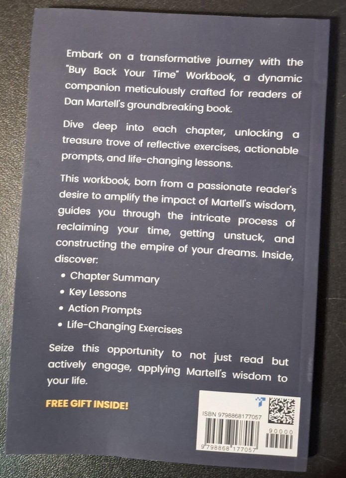 Workbook Summary, Lessons & Action Prompts for Buy Back Your Time ...