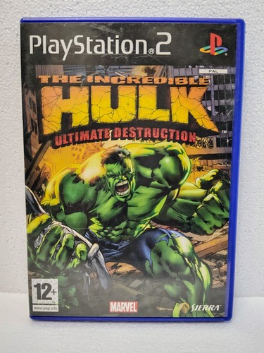 The Incredible Hulk Ultimate Destruction PS2 Region Free Fr Sans Notice ...