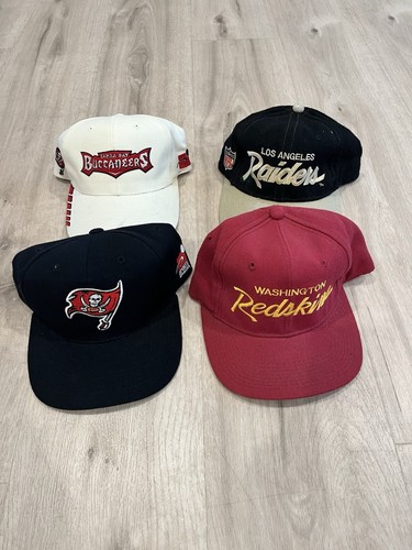 HAT LOT- Vtg 90s NFL Sports Specialties Script Wool Hats- Raiders ...