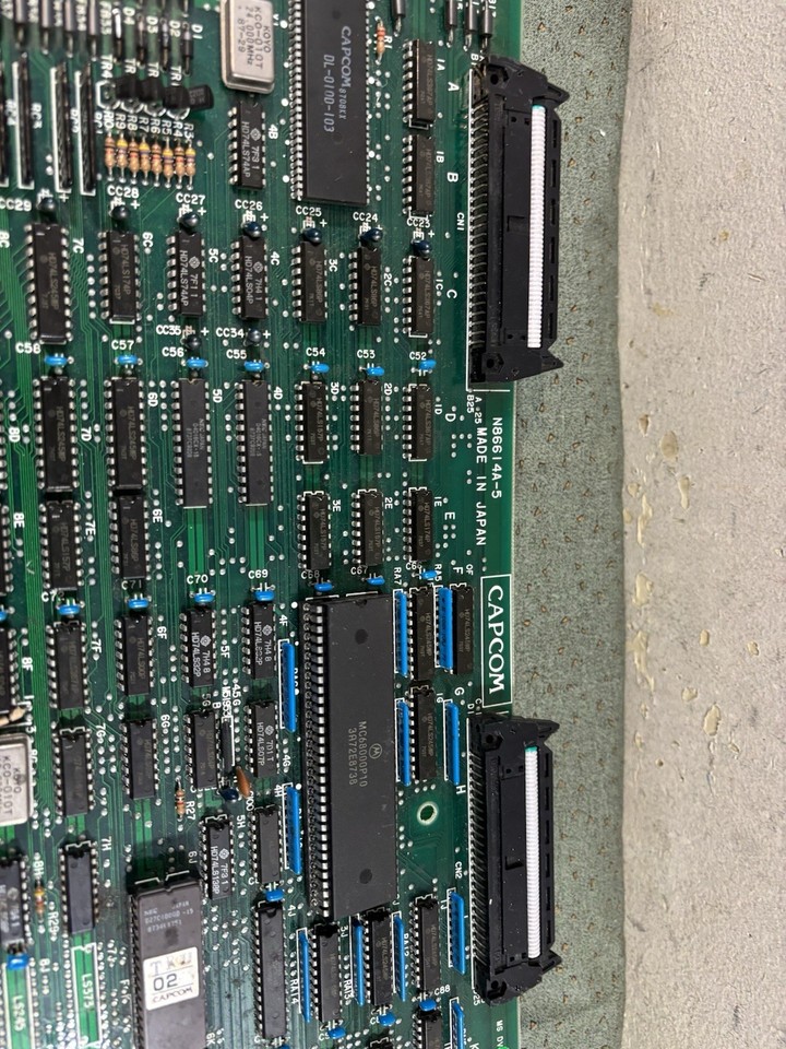 ROAD TIGER (CAPCOM) Original JAMMA PCB FOR ARCADE NOT WORKING SOLD AS ...