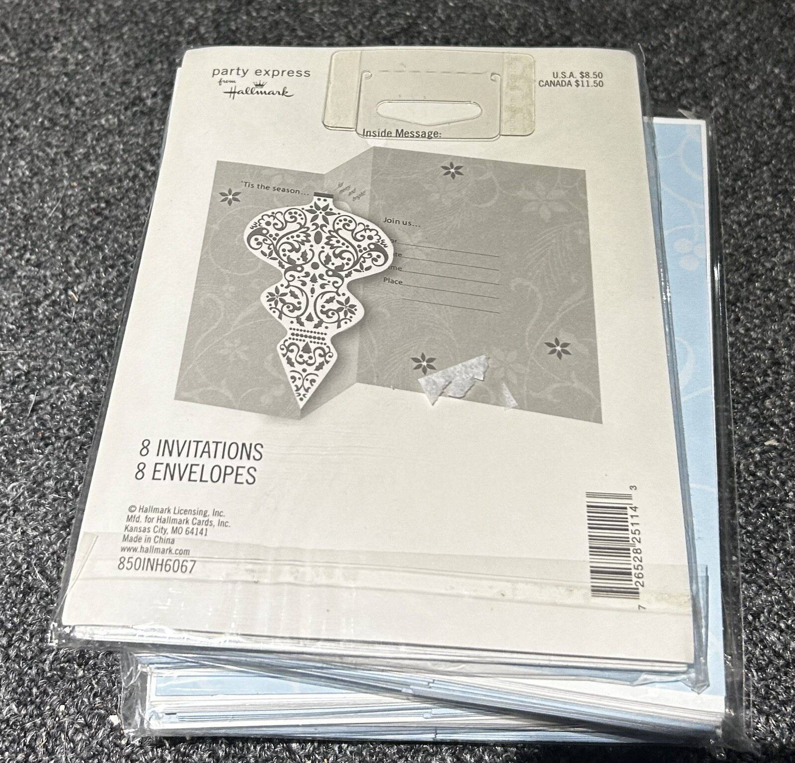 Hallmark Printable Holiday Invitations Christmas Letter Paper (2x10/pk ...