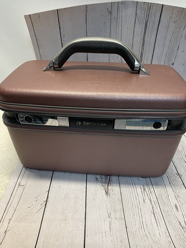 Vintage 1987 Samsonite Silhouette 4 Train Case w/Mirror No Tray Mauve ...