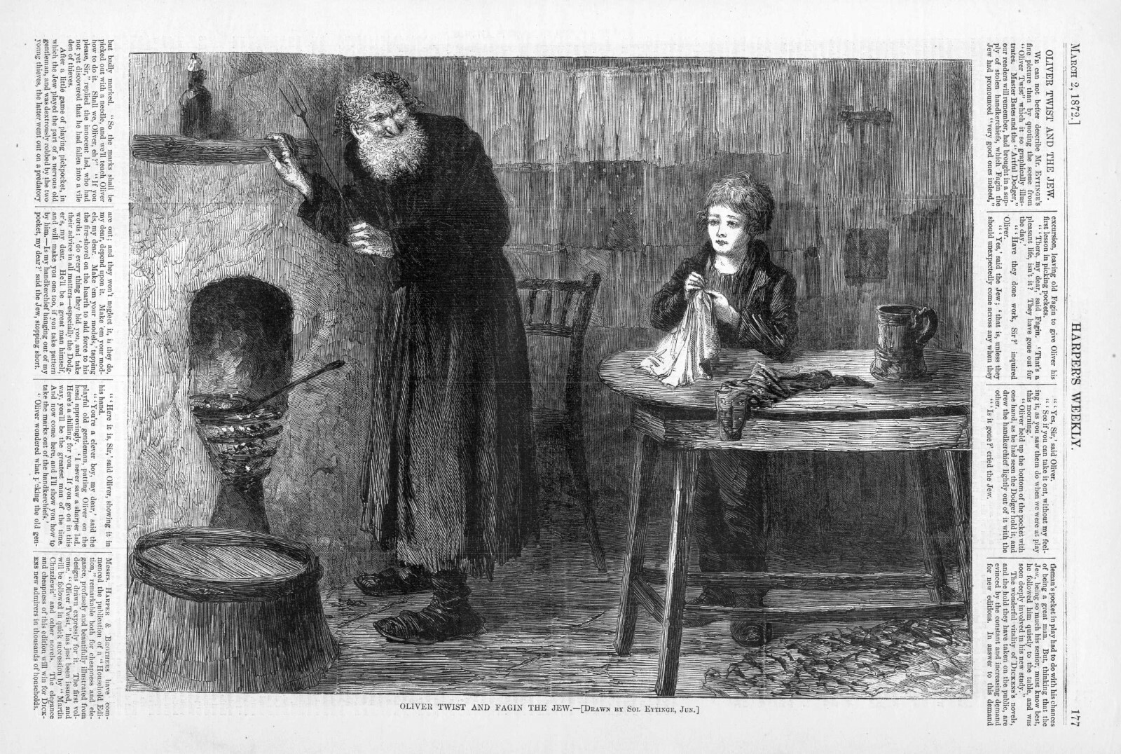 Fagin Oliver Twist Illustration