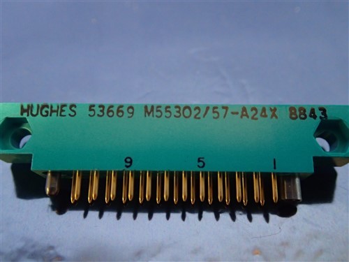 HUGHES M55302/57-A24X CONNECTOR NOS w/CONTACT SET NEW OLD STOCK | eBay