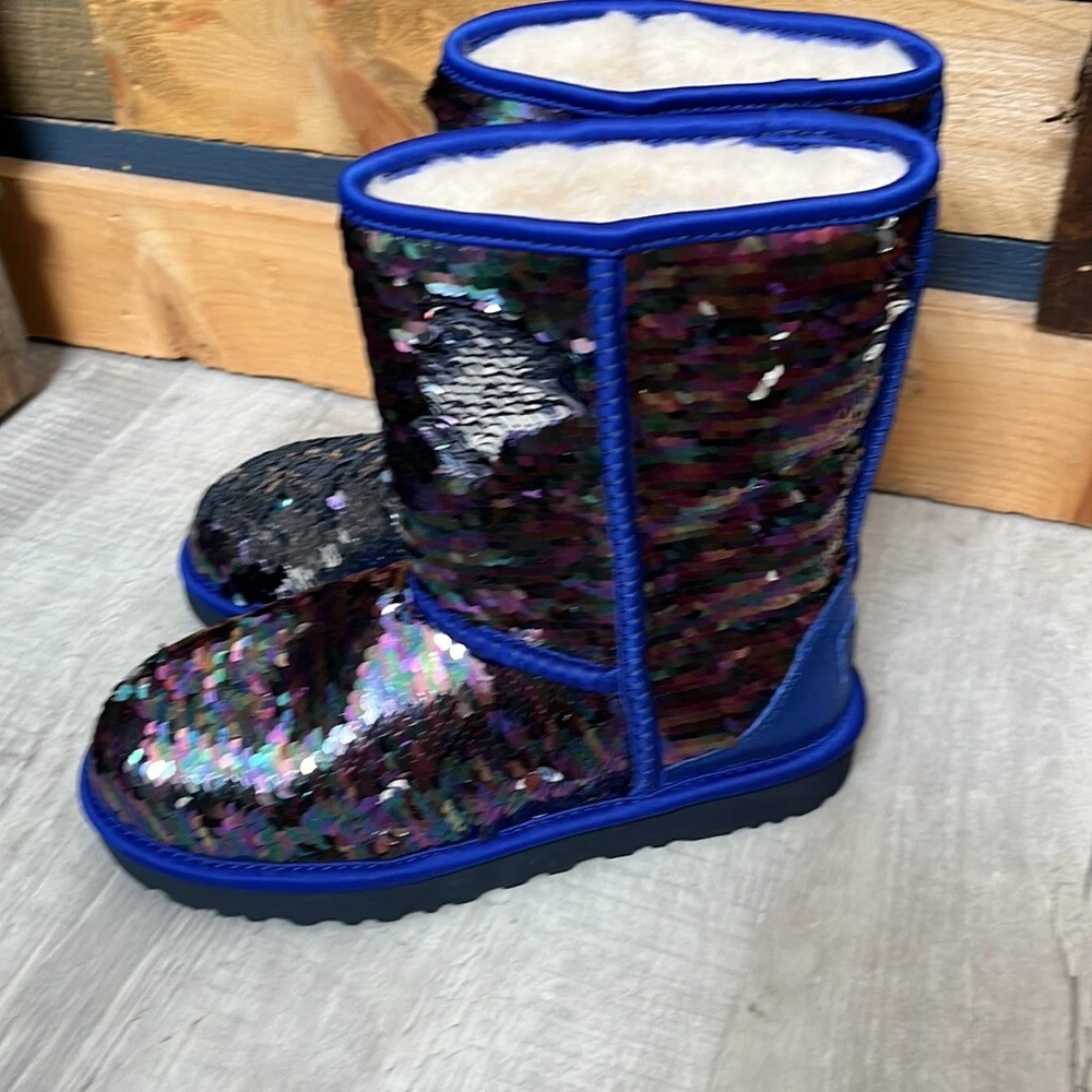 Light Blue Sparkly Uggs
