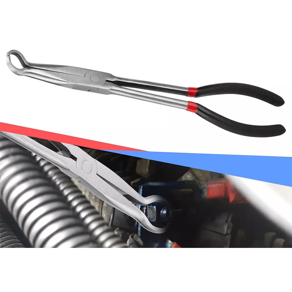 11" Long Offset Tip Spark Plug Wire Boot Puller Removal Plier Repair ...