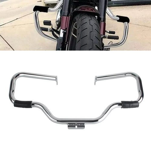 Chrome Highway Engine Guard Crash Bar For Harley Softail FXST FLSB ...