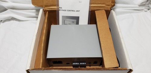 VALCOM V-2000A Single Zone One Way Page control W/ Power Cable New | eBay