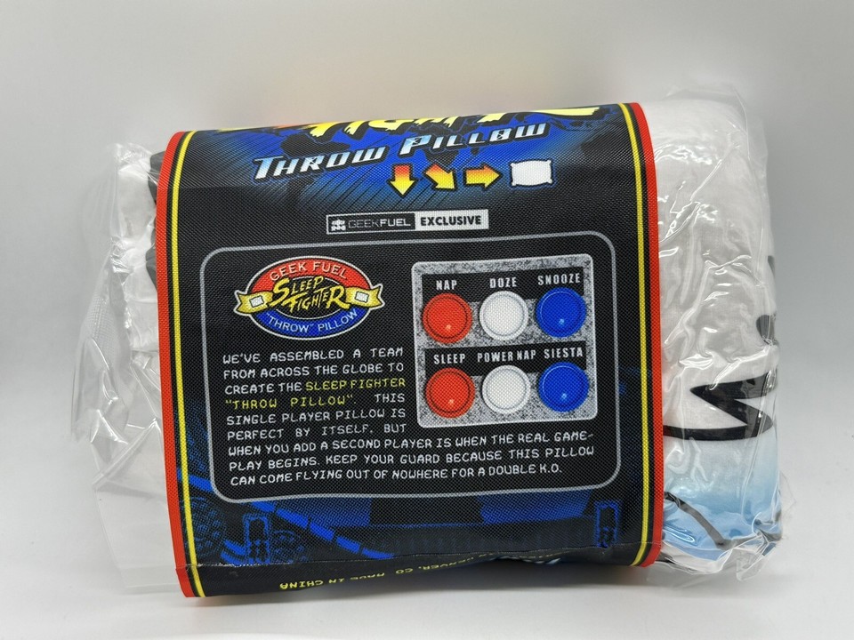 Sleep Fighter Throw Pillow (Geek Fuel Exclusive) Single Player pillow ...