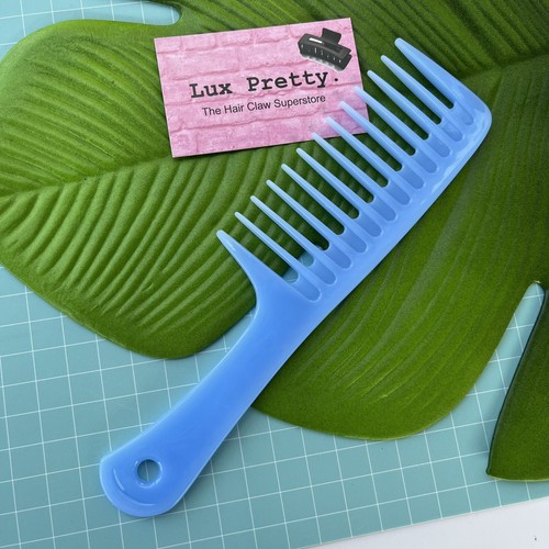 Hair Wide Tooth Comb Jumbo Extra Large Blue | eBay Australia
