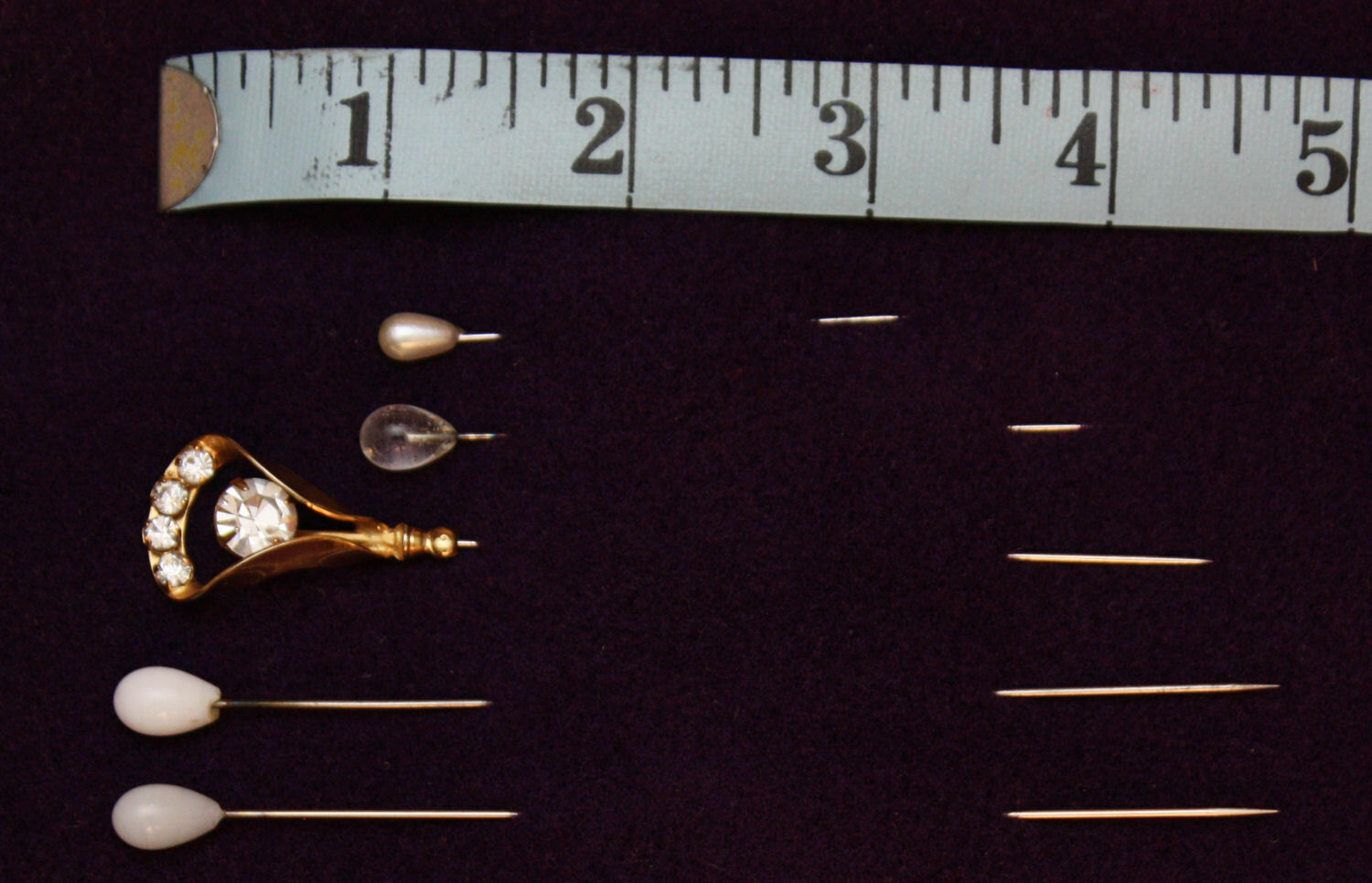 Hat Pins Set Of 5 Various Styles | eBay