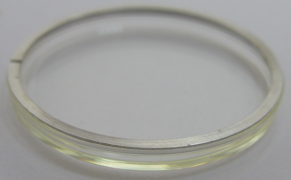 Omega Watch Crystal / Acrylic PZ5131 30.95 mm white / silver tension ...