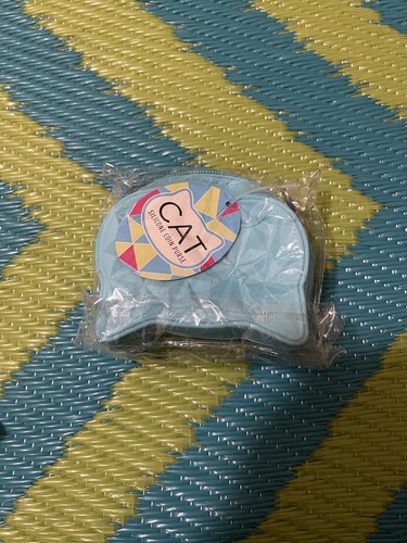 Miniso Life Cat Coin Purse Sky Blue 4" With Tag Small | eBay