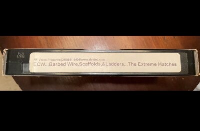 EXTREMELY Rare ECW Barbed Wire Scaffolds & Ladders-The Extreme Matches ...