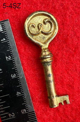 Rare GENUINE Edison Phonograph Gold Plated Skeleton Key - More Odd Keys ...