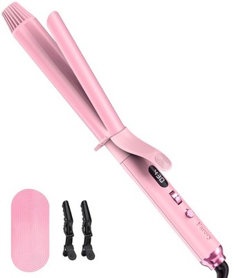 FARERY Long Barrel Curling Iron 1 1/4 inch, 1.25 Inch Curling Iron for ...