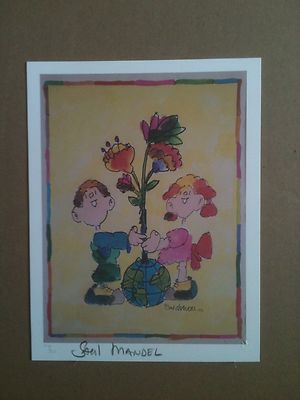 SAUL MANDEL ( UNITED NATIONS ) WFUNA ART GRAPHIC - 1992 - SCIENCE ...