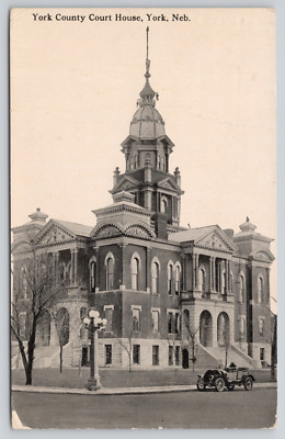 Postcard York, Nebraska, 1919, York County Court House A1130 | eBay
