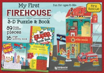 My First Firehouse : 3D Puzzle and Book by Sequoia Children's ...