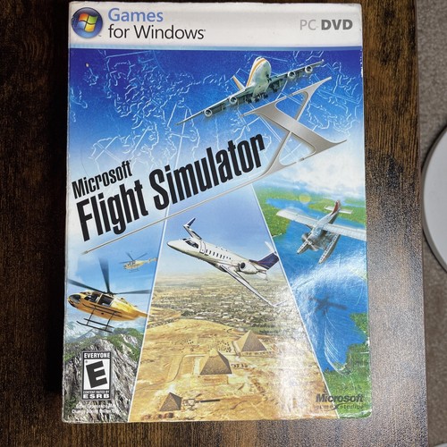 Microsoft FLIGHT SIMULATOR X DELUXE Edition Base Game Pc DVD Rom - FSX ...