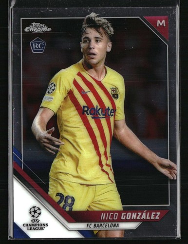 Nico Gonzalez Topps Chrome UEFA Champions League #107 RC Soccer Card | eBay