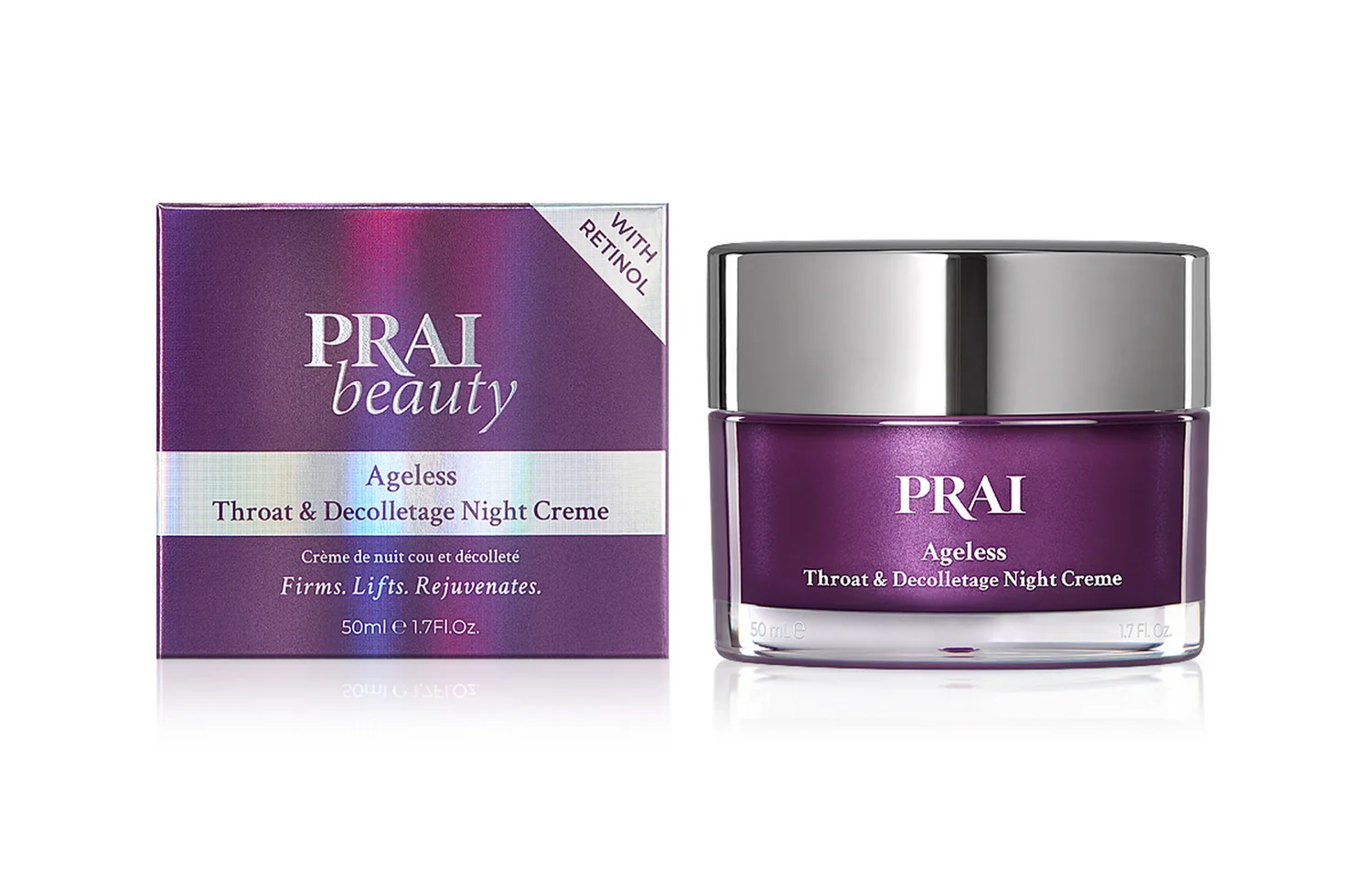 PRAI - Ageless Throat & Decolletage | Night Creme | With Retinol Beauty ...