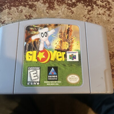 Glover (Nintendo 64 - N64, 1998) Authentic Game Only - Tested & Working ...