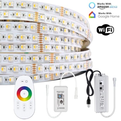 RGBW / RGBWW 4 Colors in 1 Bulb 10FT 20FT 50FT 80FT 100FT 200FT LED ...