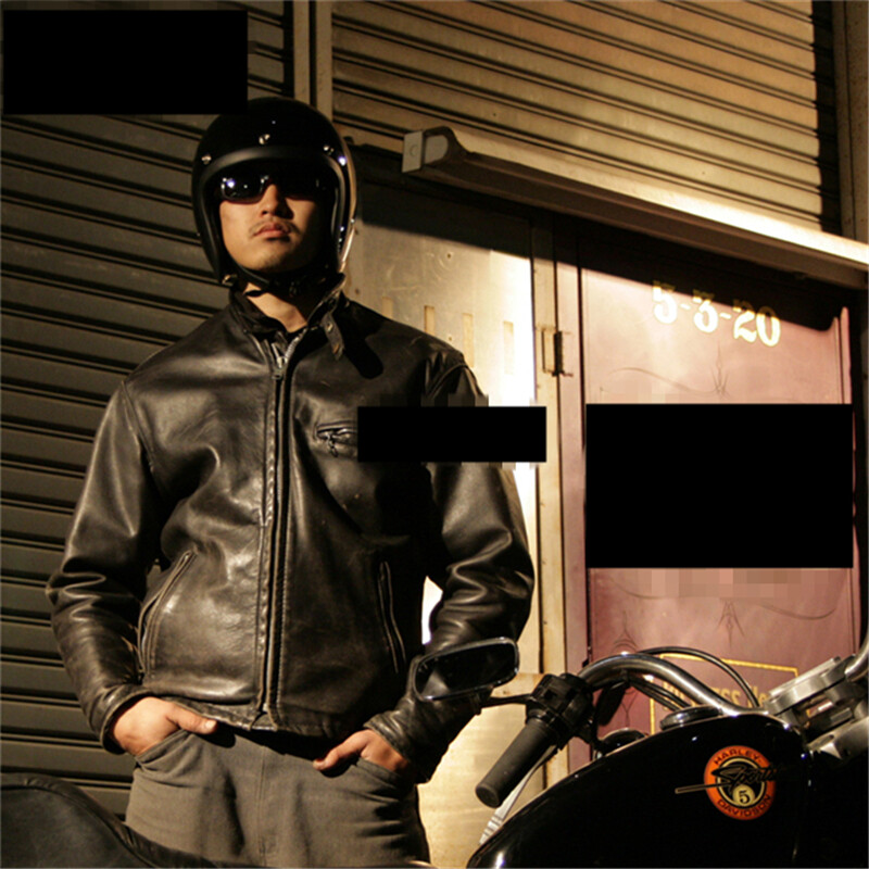 Japan 3/4 Helmet Retro Style Rider Motorcycle 500TX Motorbike Helmet ...