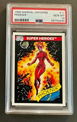 1990 Marvel Universe Phoenix #11 Super Heroes PSA 10 | eBay