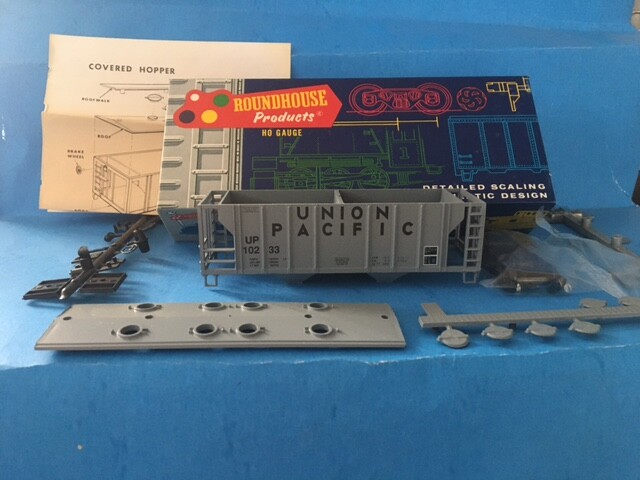 Three Notch Rail HO Scale (Boswer) 70 Ton Covered Hopper