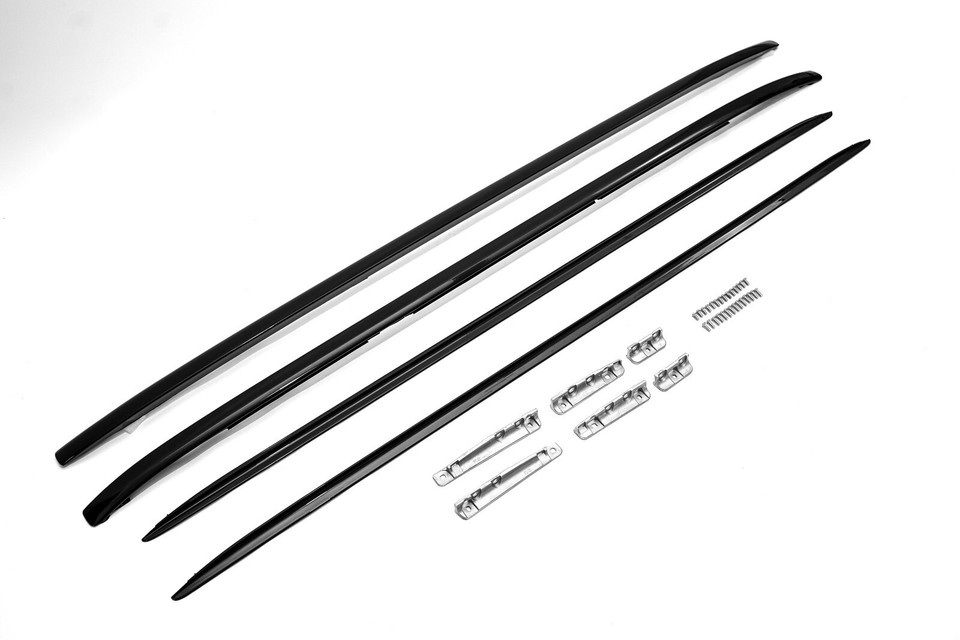 FOR RANGE ROVER SPORT BLACK ROOF RAILS L494 2014-21 GLOSS BLACK BAR ...