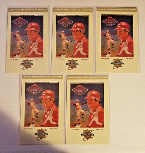 Pete Rose 1992 Legends Cover Postcard (5) Cincinnati Reds | eBay