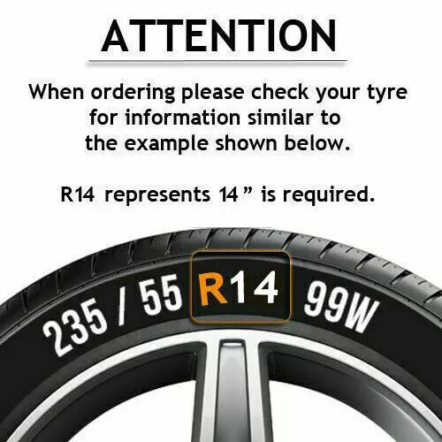 FOR TOYOTA ESTIMA 14" INCH WHEEL TRIMS HUB CAPS SILVER & BLACK ORDN 4PC ...